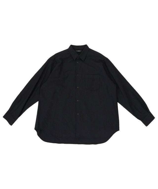 スタイライズ（STYLISE）/WOOL MILING SHIRTS / インクブラック [ALV−00145]