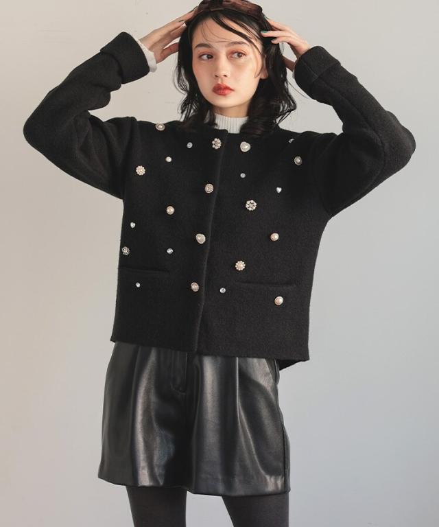 ドノバン（DONOBAN）/【Donoban】マルチボタンコーディガン