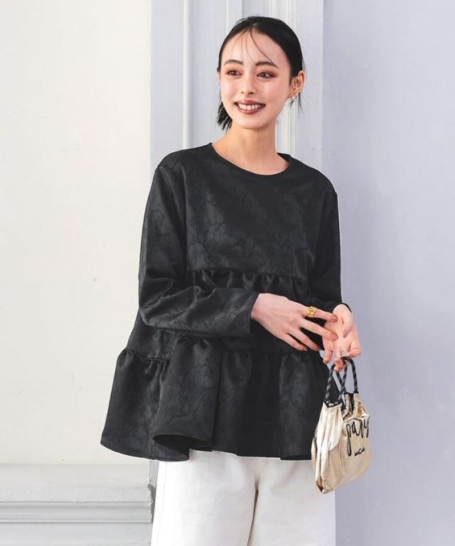 ドノバン（DONOBAN）/【Donoban】膨れジャガードチュニック