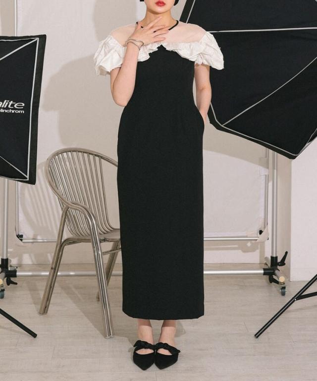 アンドレスド（ANDRESD）/【ANDRESD】ribbon mashmallow dress