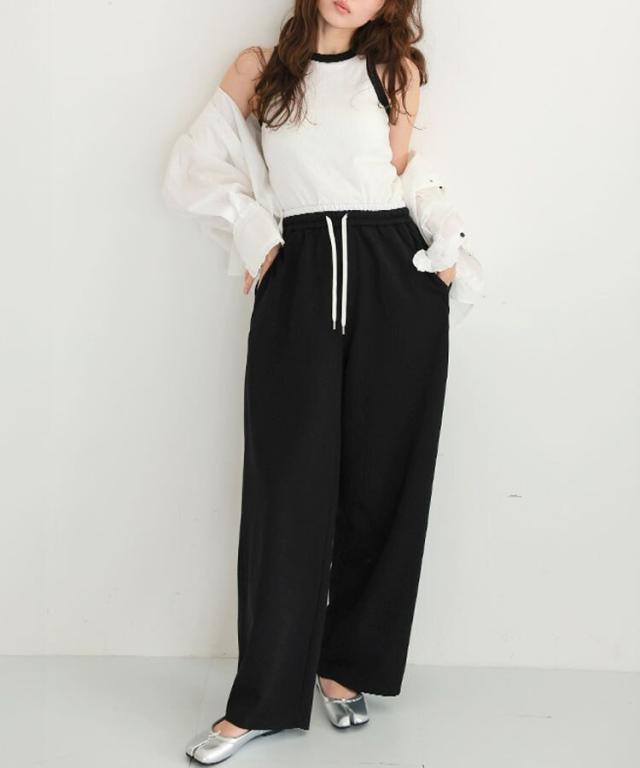 ドノバン（DONOBAN）/【pufe】丈が選べるカーブスウェット