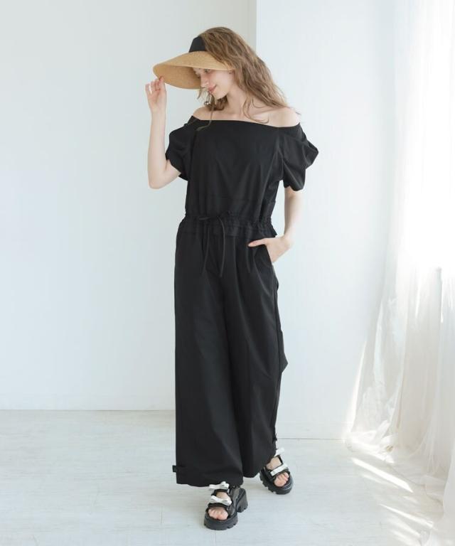 ドノバン（DONOBAN）/【Donoban】撥水フリルオールインワン