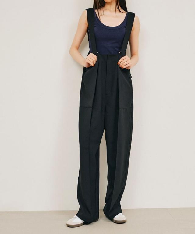 【NEW】ドノバン（DONOBAN）/【null．】ワイドストラップサロペット