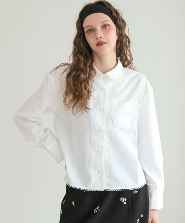 ドノバン（DONOBAN）/【Donoban】プティスカラップレースブラウス