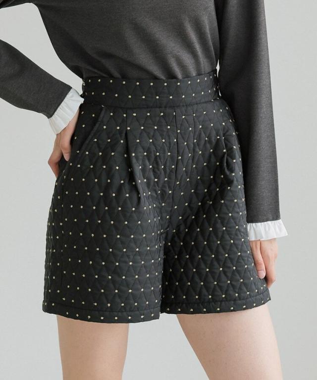 ドノバン（DONOBAN）/【Donoban】ドットキルティングショートパンツ