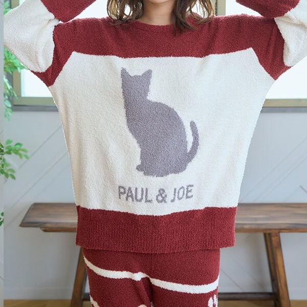 ポール＆ジョー パリス（PAUL&JOE PARIS）/モールヤーン　シルエット猫　プルオーバー