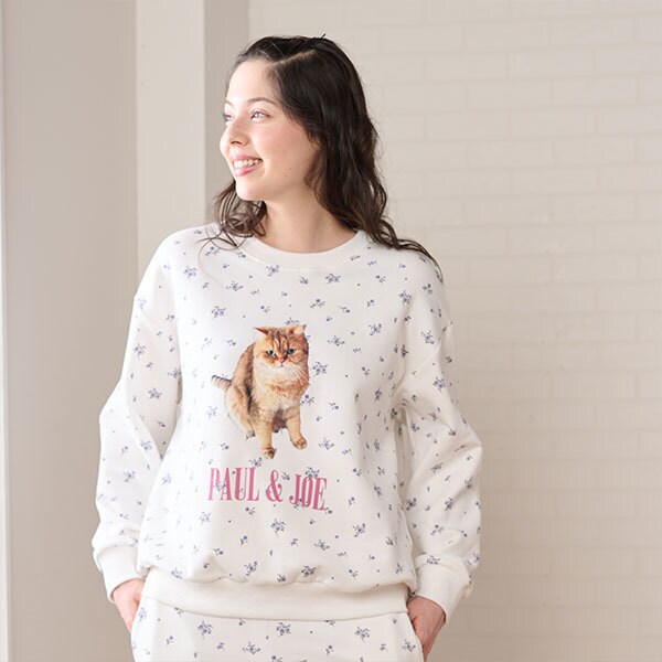 ポール＆ジョー パリス（PAUL&JOE PARIS）/ヌネットとお花のプルオーバースウェット セットアップ