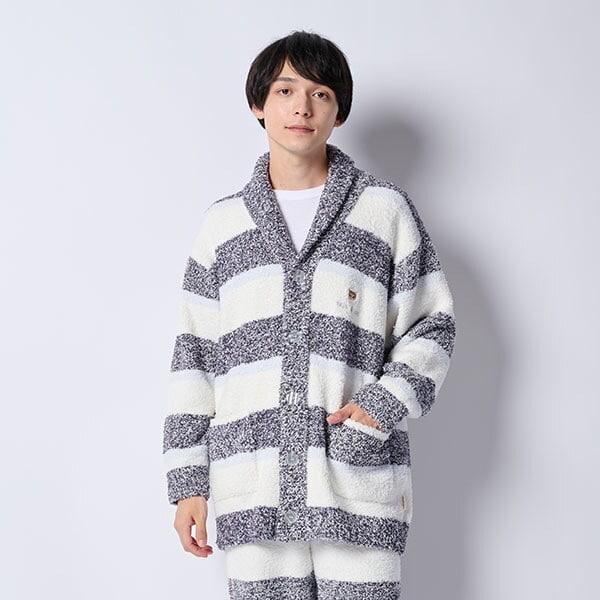 ポール＆ジョー パリス（PAUL&JOE PARIS）/【メンズ】メランジボーダーニット　ショールカーディガン