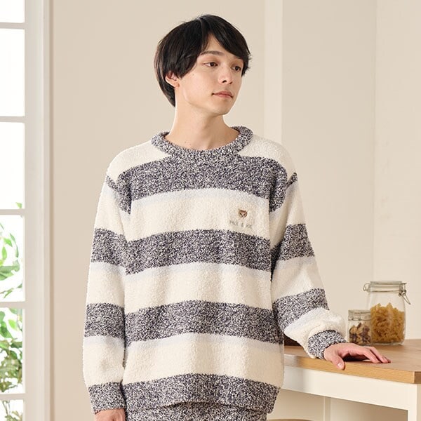 ポール＆ジョー パリス（PAUL&JOE PARIS）/【メンズ】メランジボーダーニット　プルオーバー