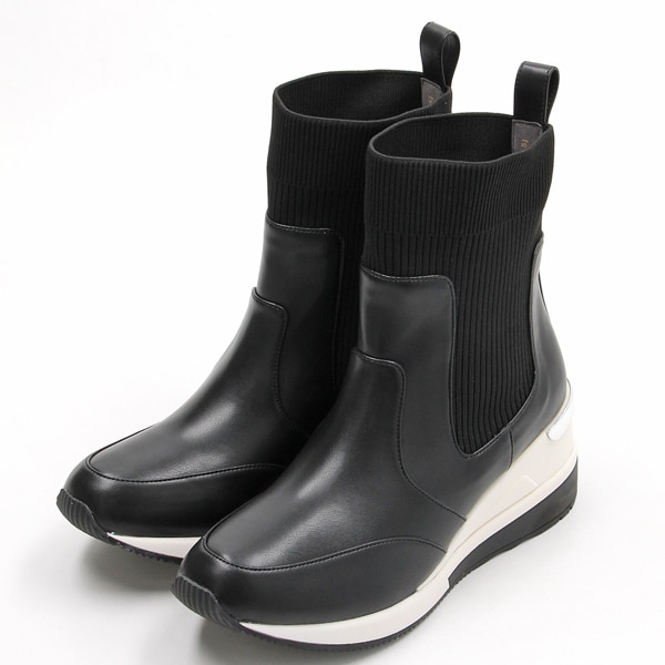 ノイエザマーケット（neue the market）/スニーカーソールニットブーツ/TM24686