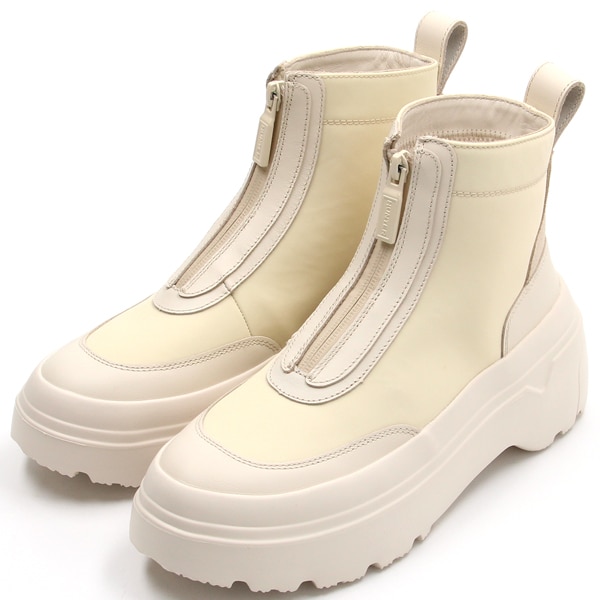 ハンター（HUNTER）/レディース エクスプローラー アンクル ジップ フラットフォームブーツ