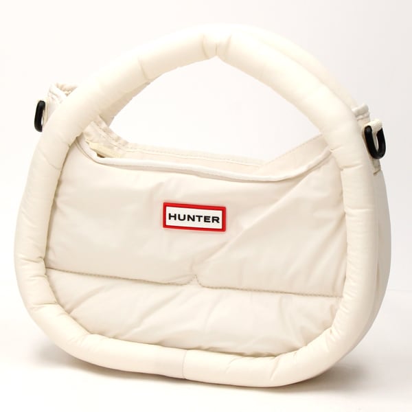 ハンター（HUNTER）/フレイムド パファー ミディ ホーボー