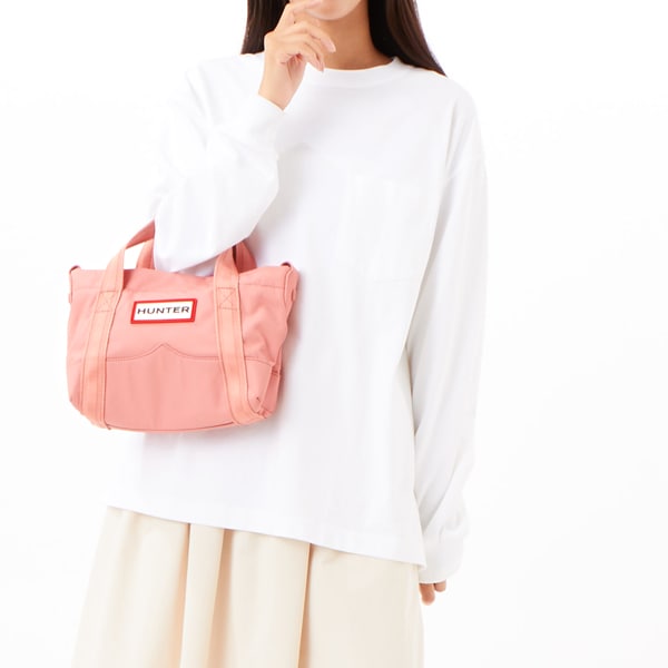 ハンター（HUNTER）/ナイロン ミニ トップ クリップ トート バッグ