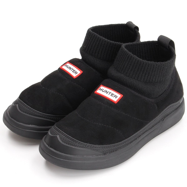 ハンター（HUNTER）/ユニセックス イン/アウト ビーガン スエード ニッテッド カフ ブーツ