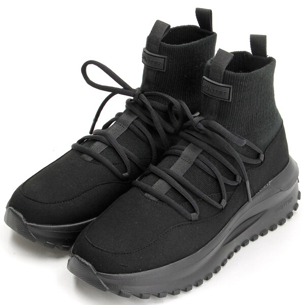 ハンター（HUNTER）/ユニセックス トラベル フロー ビーガン スエード ニット レース ブーツ