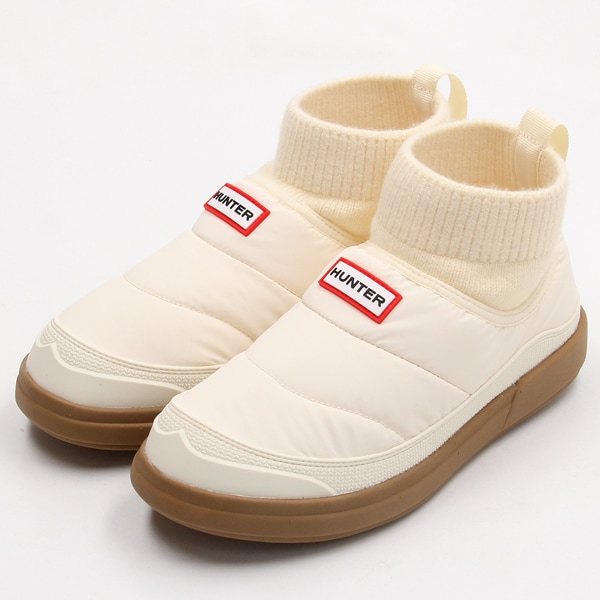 ハンター（HUNTER）/レディース イン/アウト パファー ニッテッド カフ ブーツ