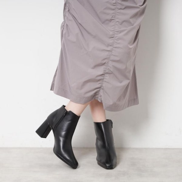 エスペランサ（ESPERANZA）/ブロックヒールショートブーツ