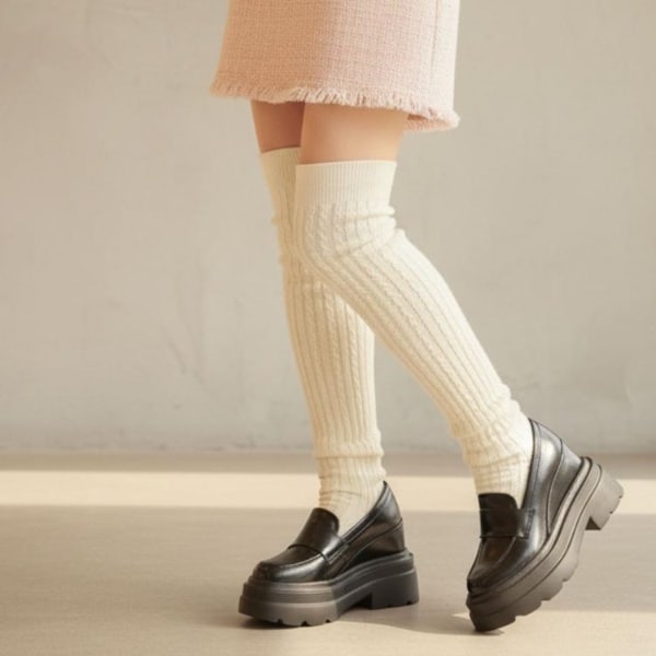 エスペランサ（ESPERANZA）/ボリューム厚底ローファー