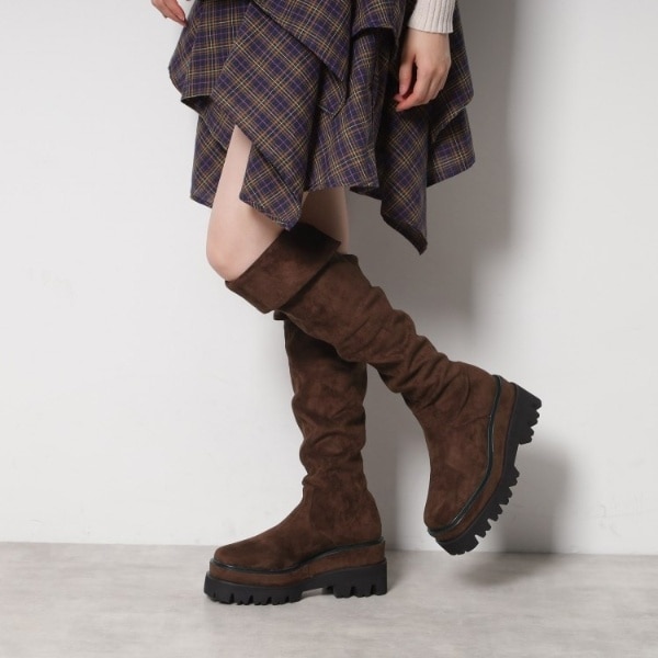 エスペランサ（ESPERANZA）/【1足で5パターンで楽しめる】マルチWAYダブルトラックソールブーツ