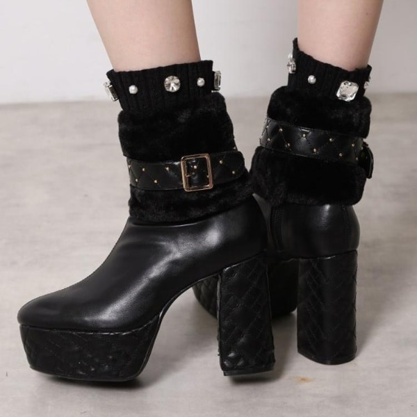 エスペランサ（ESPERANZA）/【ラク盛り／ショートブーツ】リピーター続出／脚長美脚 1足で８パターン楽しめる！マルチWAYショートブー