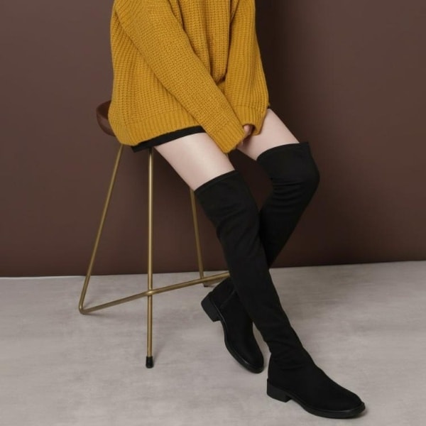 エスペランサ（ESPERANZA）/ストレッチフラットニーハイブーツ