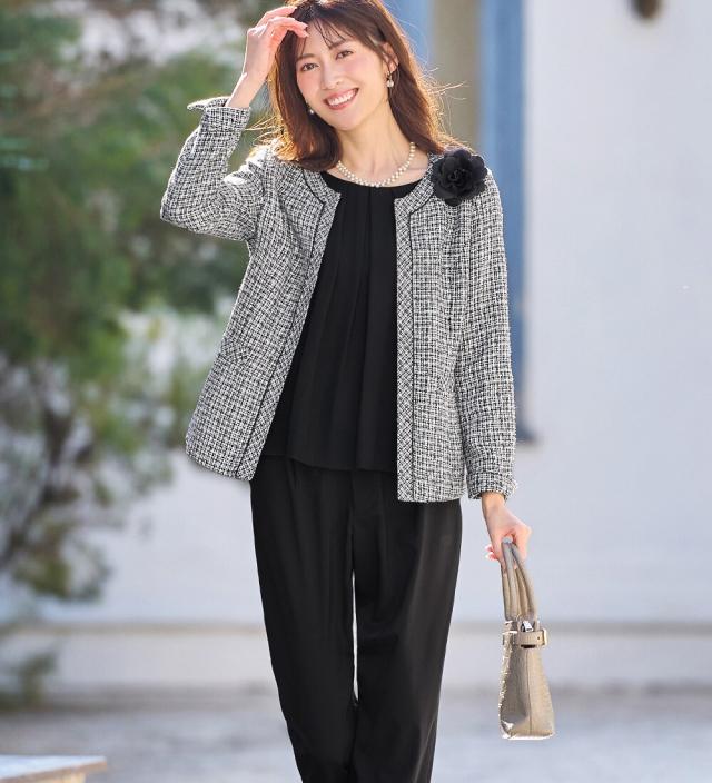 アロッタ（alotta）/【４点セット】入学式卒業式に！ママに嬉しい洗えるパンツスーツ＜７号〜２３号＞