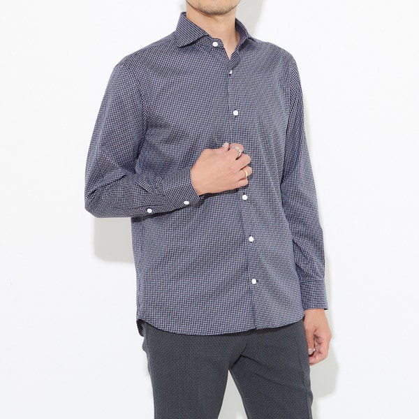 メンズメルローズ/EYE． D WEARing  ブルードビーシャツ