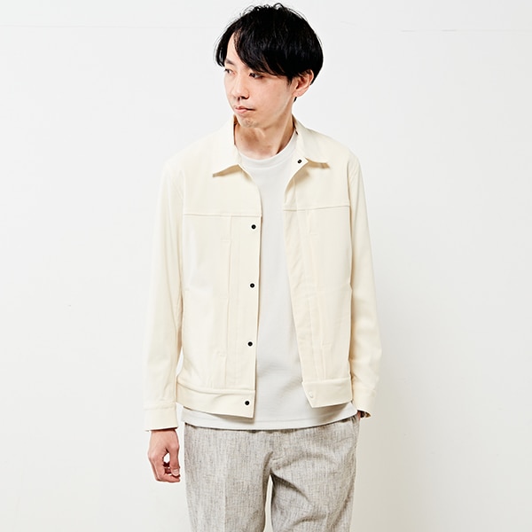メンズメルローズ（MEN’S MELROSE）/ストレッチトリコットブルゾン