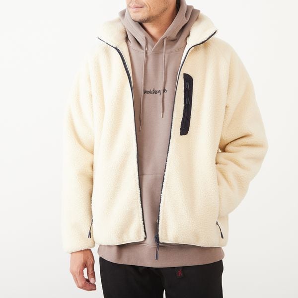 メンズメルローズ（MEN’S MELROSE）/【MASTER FRAME】フリースボンディングボアブルゾン