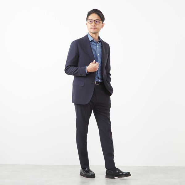 メンズメルローズ（MEN’S MELROSE）/マイクロパターン/ウォッシャブルスーツ