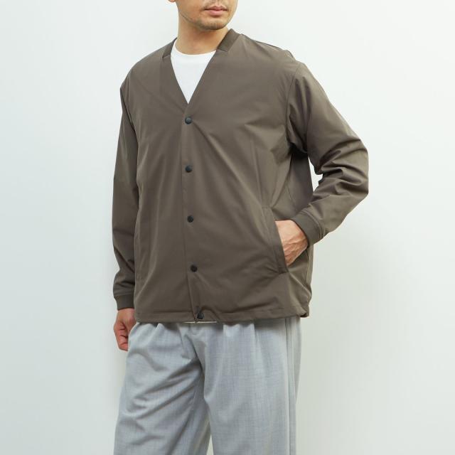 メンズメルローズ（MEN’S MELROSE）/【MASTER FRAME/マスターフレーム】ポリタフタノーカラーコーチジャケット