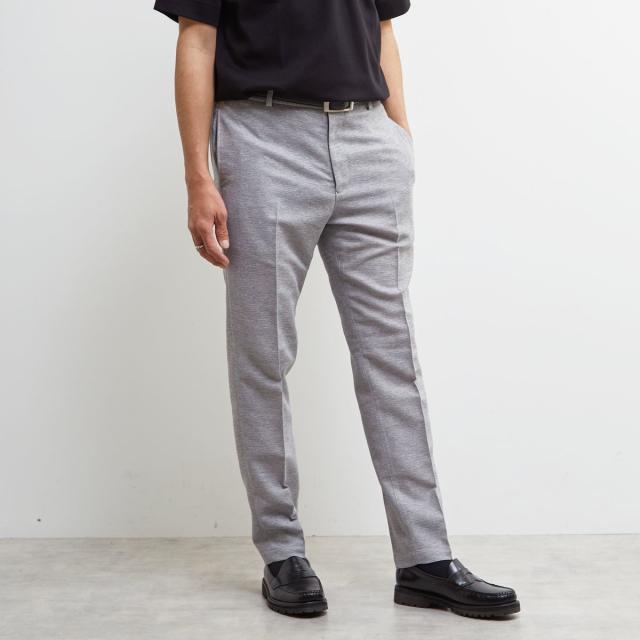 メンズメルローズ（MEN’S MELROSE）/ウーリーレノクロスコンフォートパンツ(セットアップ可)