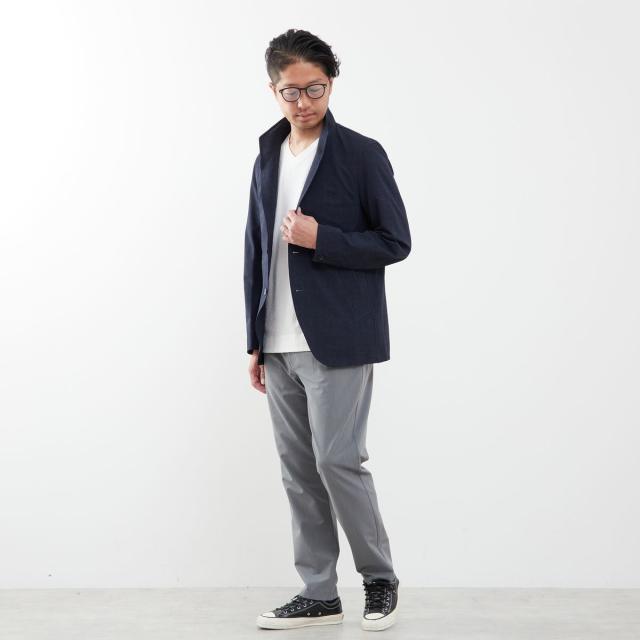 メンズメルローズ（MEN'S MELROSE）/クールマックスサッカープリント