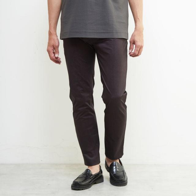 メンズメルローズ（MEN’S MELROSE）/ドットメッシュプリント5ポケットパンツ | 軽量 / ストレッチ / 吸水速乾