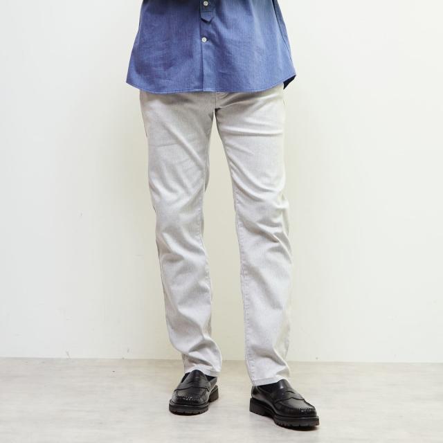 メンズメルローズ（MEN’S MELROSE）/《WEB限定》【全6サイズ展開】ハイパーストレッチヘリンボーン5ポケットパンツ