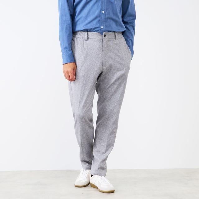 メンズメルローズ（MEN’S MELROSE）/プリントテックジャージテーパードコンフォートパンツ(セットアップ可)