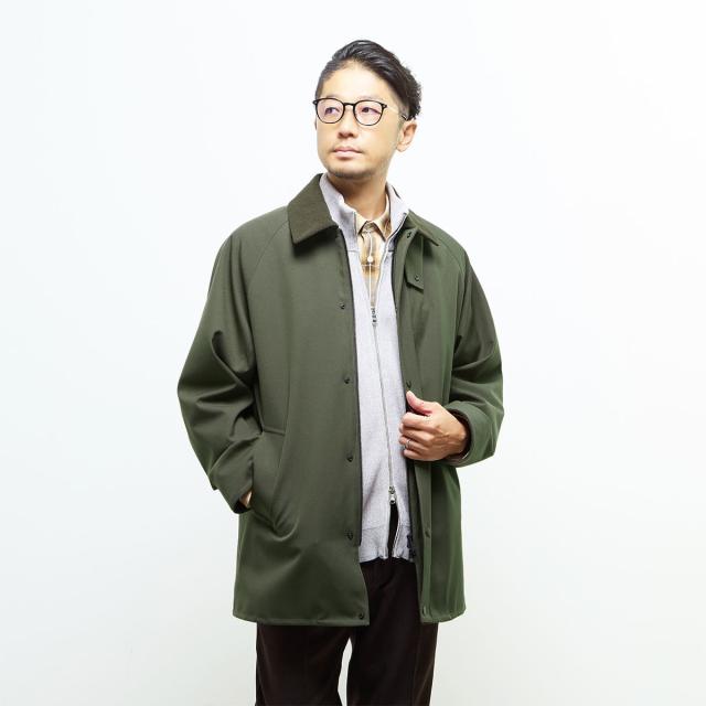 メンズメルローズ（MEN’S MELROSE）/ボンディングツイルステンカラーブルゾン | 防風