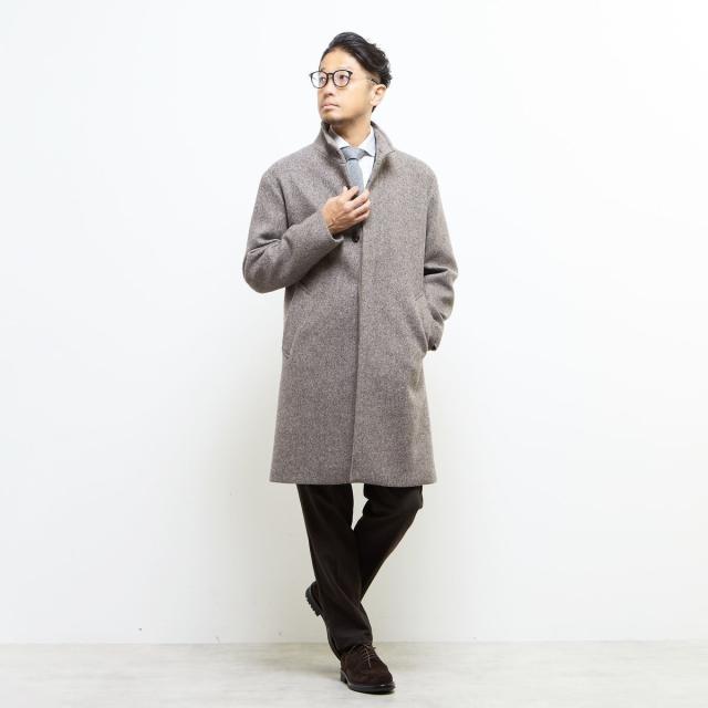 メンズメルローズ（MEN’S MELROSE）/ウレタンボンディングスタンドカラーコート