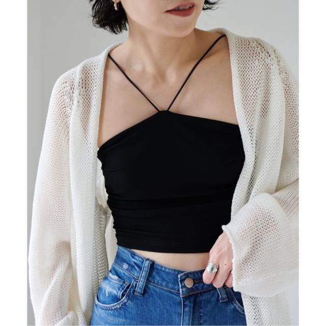 エミリーウィーク（emilyweek）/EMILY WEEK×FRAMeWORK Vラインクロップドブラキャミソール