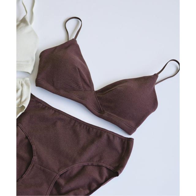 エミリーウィーク（emilyweek）/【RESET】オーガニックコットン混 ブラ（ブラウン、ミント）