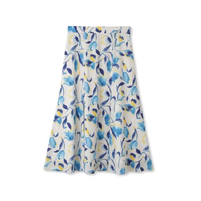 ロートレアモン デュクラス（LAUTREAMONT DE CLASSE）/チューリッププリントスカート≪手洗い可能≫