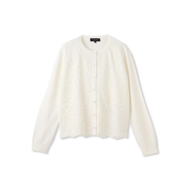 ロートレアモン デュクラス（LAUTREAMONT DE CLASSE）/ボタニカルレース×ニットカーディガン