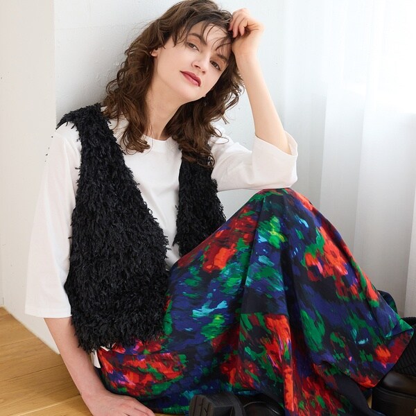 リズム（R_ISM）/【洗える】フェザーニットファンシーベスト