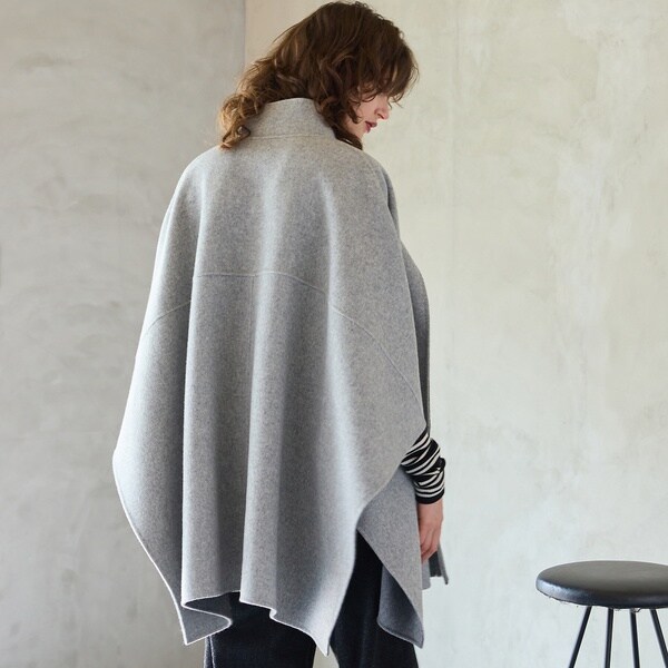 NEW】リズム（R_ISM）/【リバーシブル】リバーポンチョジャケット