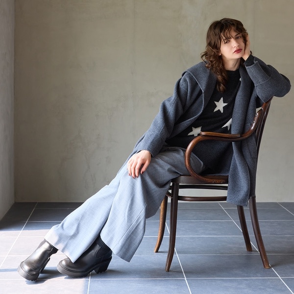 リズム（R_ISM）/【R−ISM人気シルエット・洗える・S/M/Lサイズあり】ストライプバギーパンツ