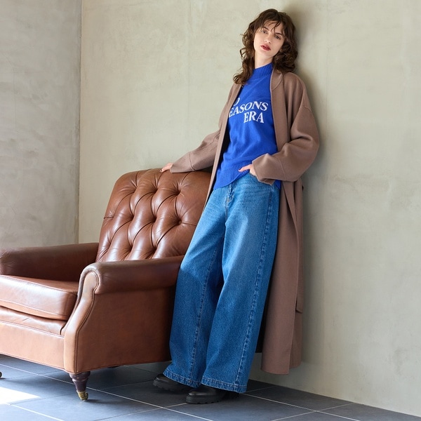 リズム（R_ISM）/【カシミヤブレンド】リバーロングコート