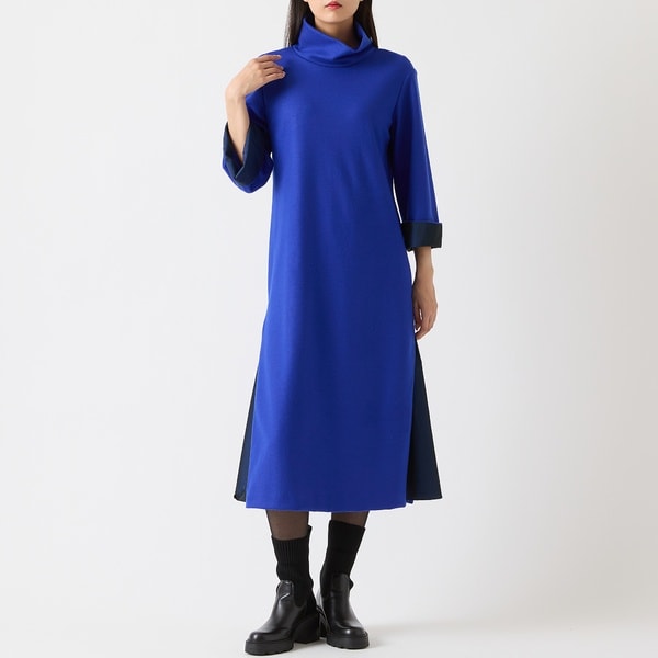 リズム（R_ISM）/【2WAYシルエット】圧縮ウールスムースコクーンワンピース