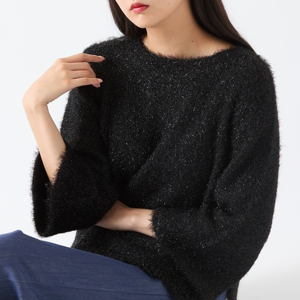 リズム（R_ISM）/【着映えアイテム・洗える】ラメニットプルオーバー