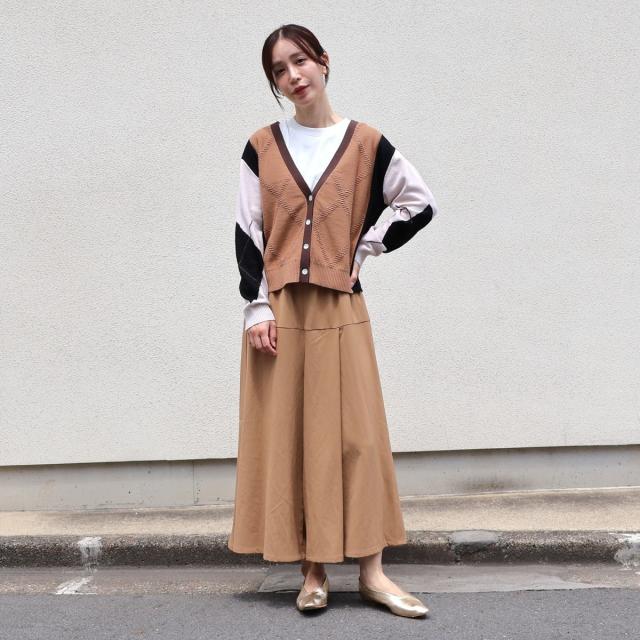 エトレリー（etre relie）/アーガイルニットカーディガン