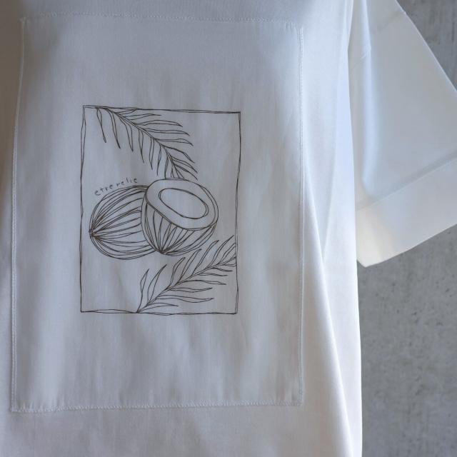 エトレリー（etre relie）/ココナッツプリントTシャツ